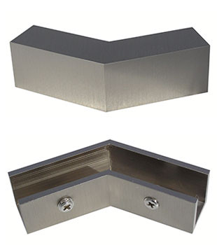 Frameless Shower Glass To Glass Slip Over Clips