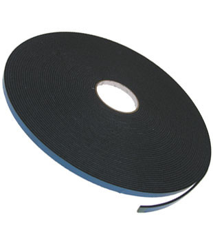 1/8" X 3/8" Black Double Sided Foam 2 Way Glazing Tape