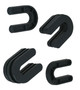 1/4" x 2" Black Plastic Horseshoe Shims- 100 Pack
