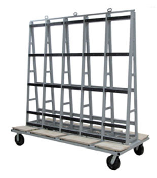 Groves (GLC-3672) Glass Cart 84"x36"x87" | Wholesale Glass & Supplies