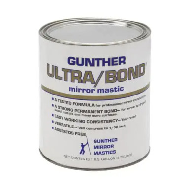 Gunther Ultra Bond Mirror Installation Mastic 1 Gallon | Wholesale ...