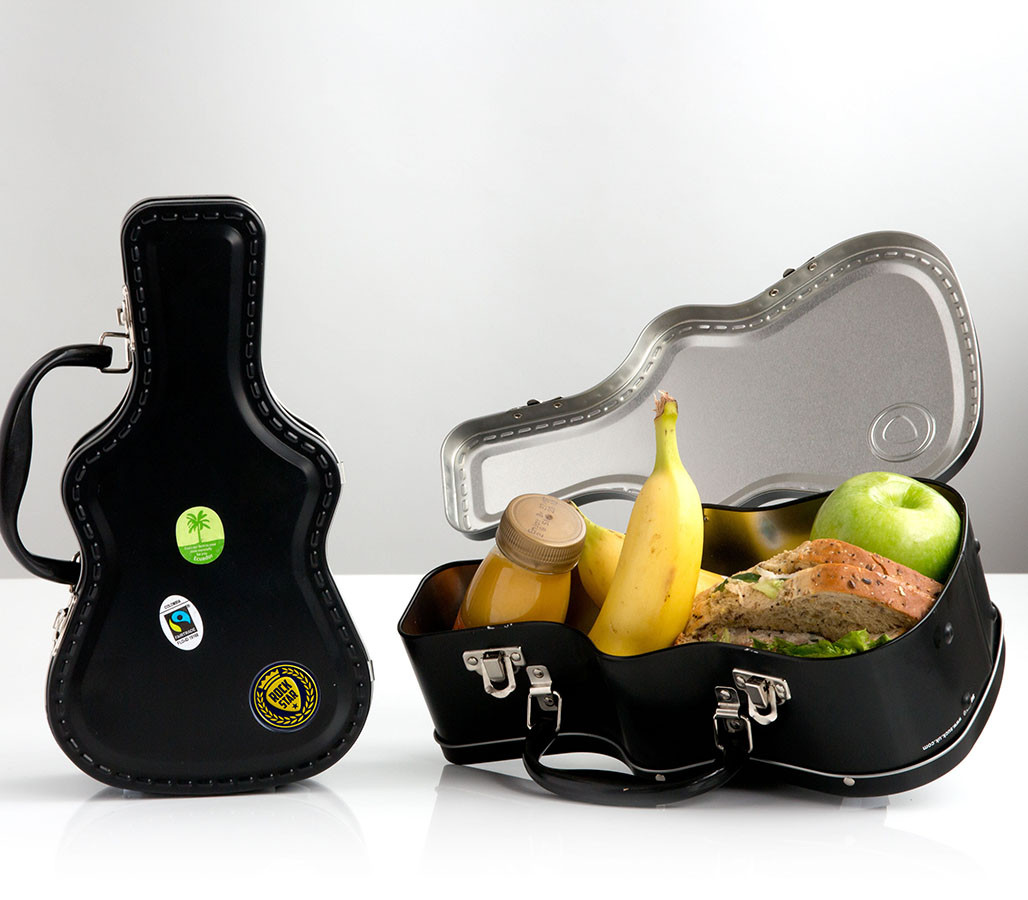 SUCK UK Rock Star Guitar Case Lunch Box