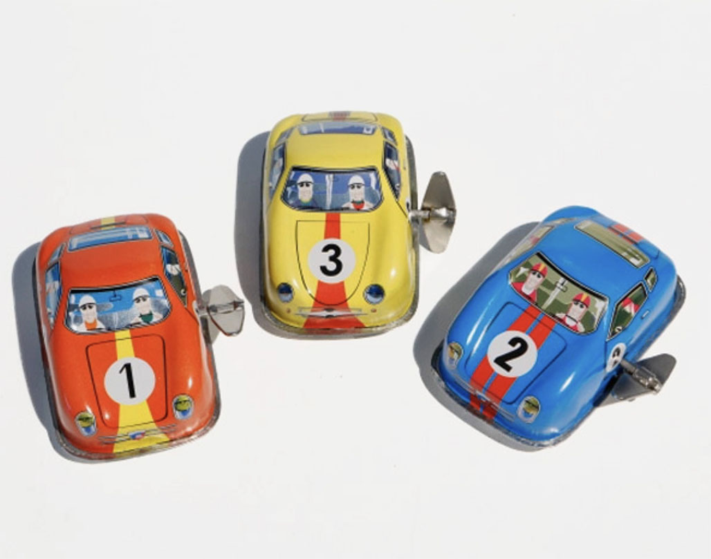 Vintage Velocity: 1950s Racing Car Set