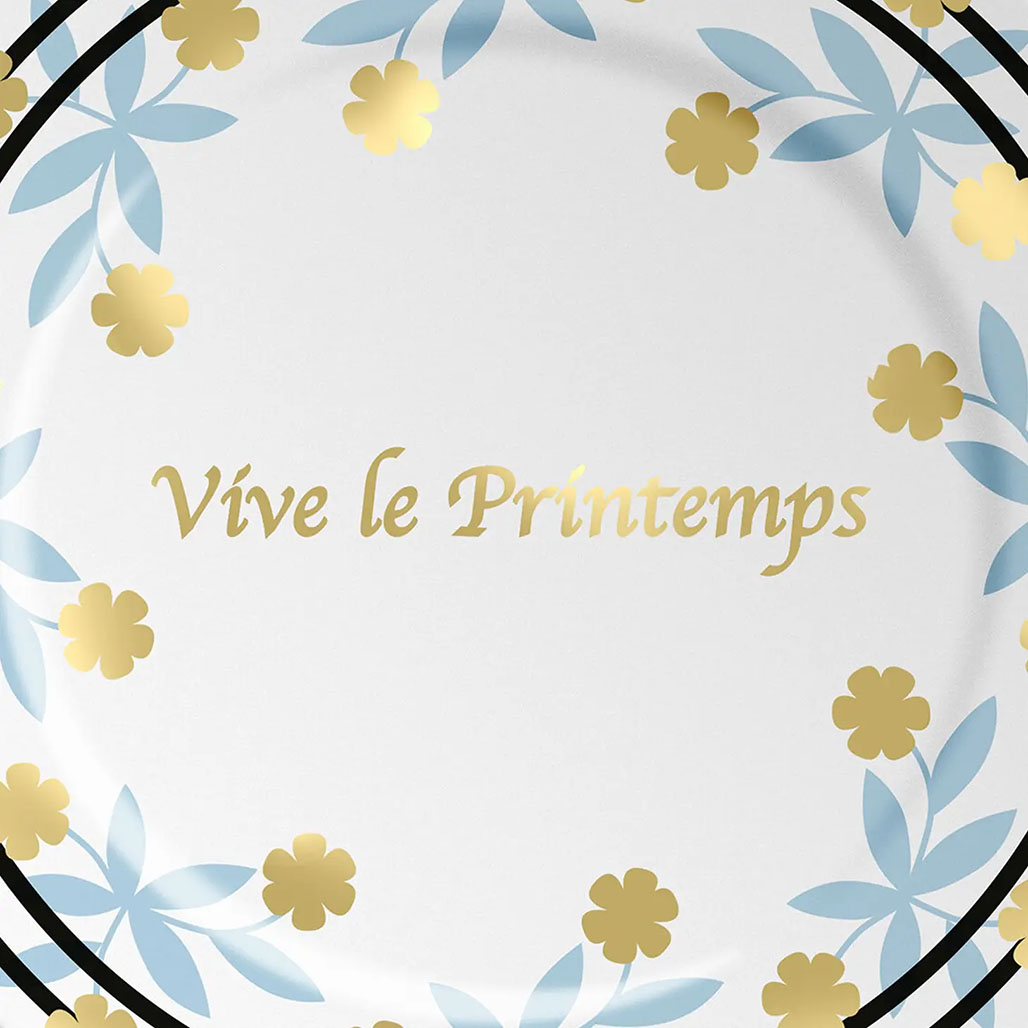Vive Le Printemps Talisman Porcelain Plate