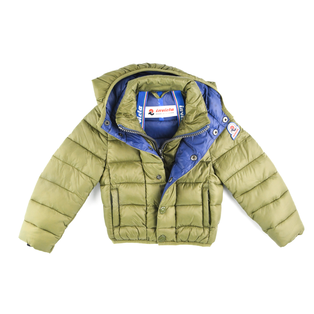 INVICTA Olive Green Puffer Jacket - Boys' Collection | Hera + Hermes