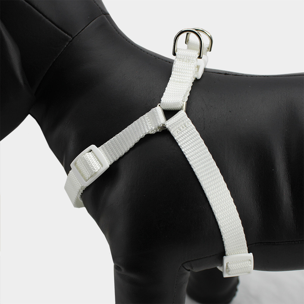 White Dog Leash, Basic Nylon Dog leash in White