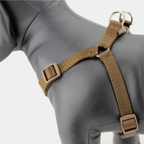 Black Nylon Step In Dog Harness - Choke-Free, Adjustable