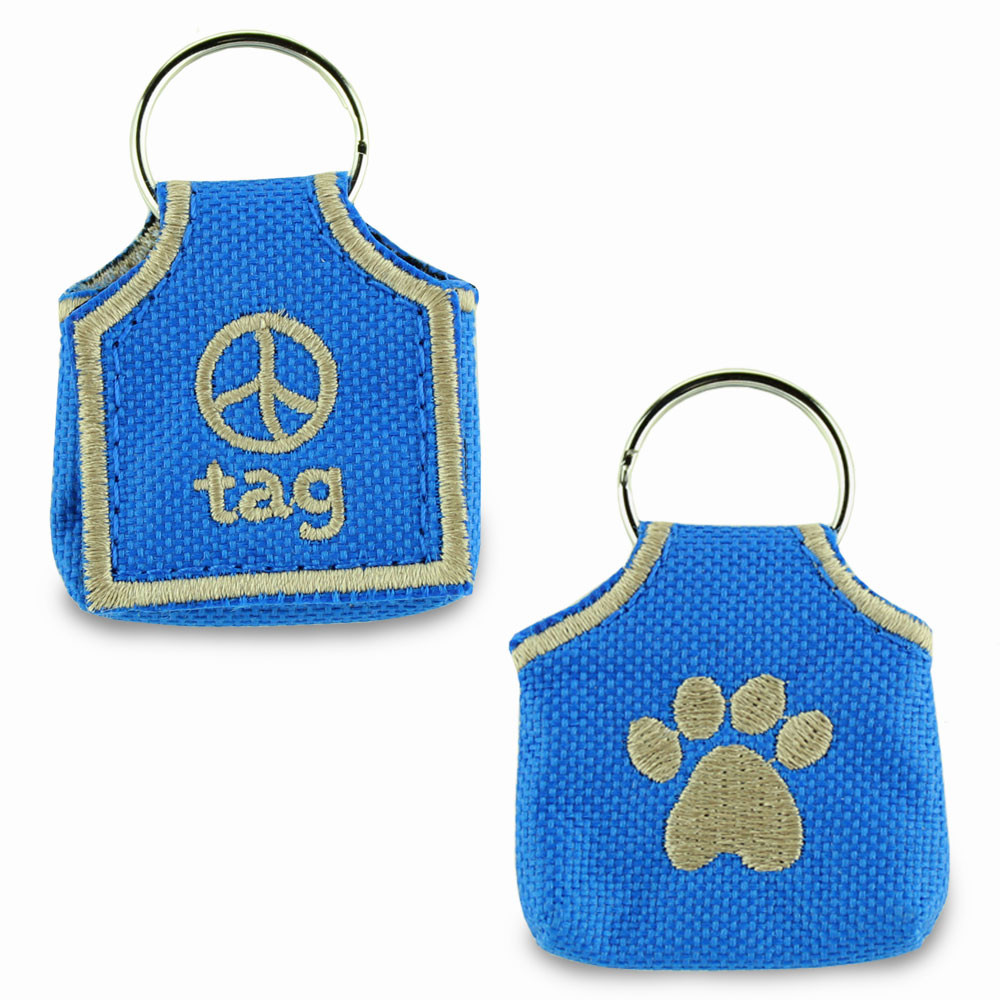 Black Dog ID Tag Silencer | Handcrafted Tag Keeper