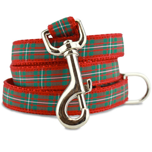 Scottish Plaid Dog Leash, Royal Stewart Tartan, 4’, 5’, 6’ Long, D-ring ...