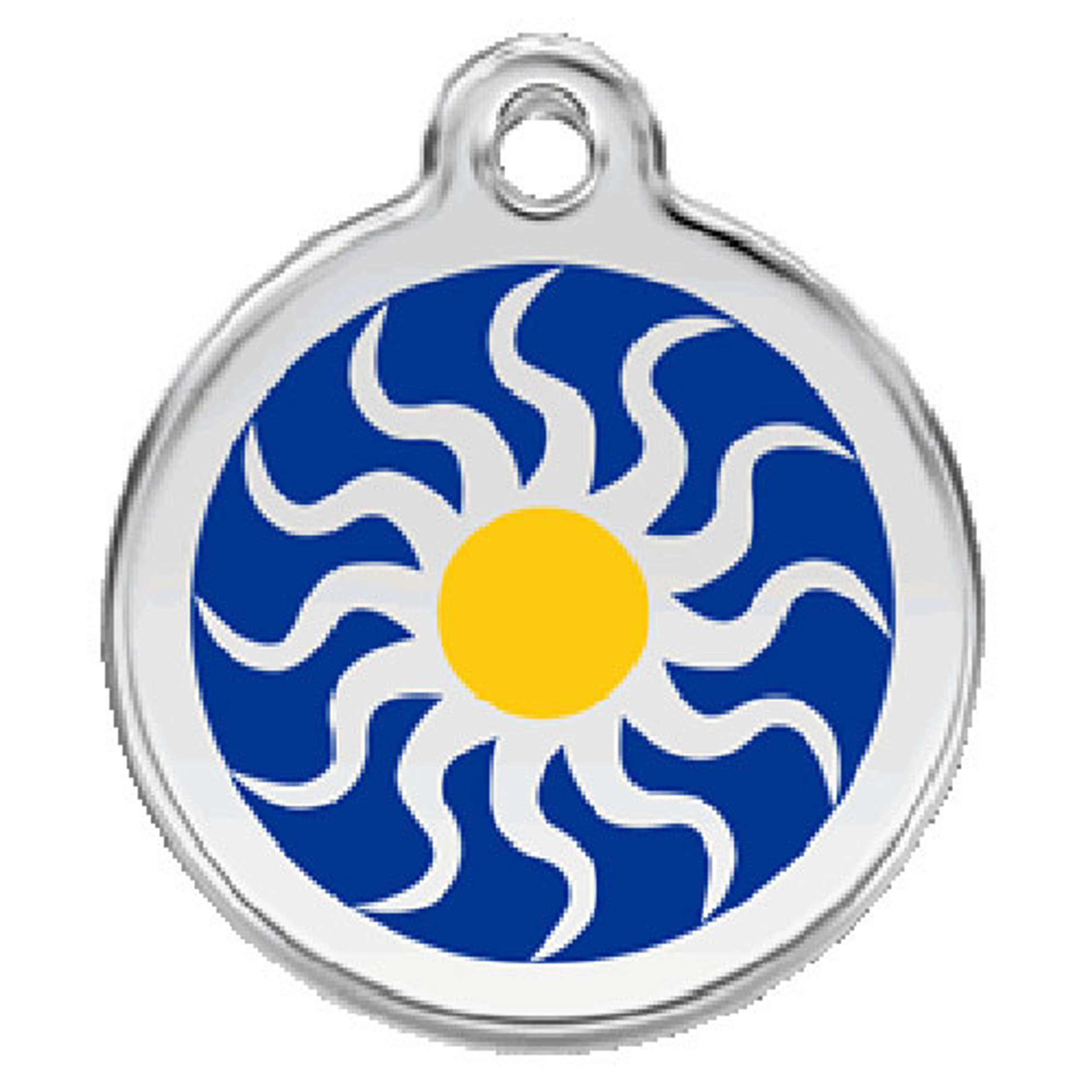 Tattoo Dog ID Tag Flaming Scrolls tattoo-dog-id-tag-flaming-scrolls