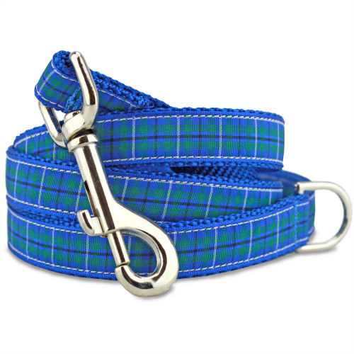 Plaid Dog Leash, Douglas Tartan, 4’, 5’, 6’ Long, Nylon
