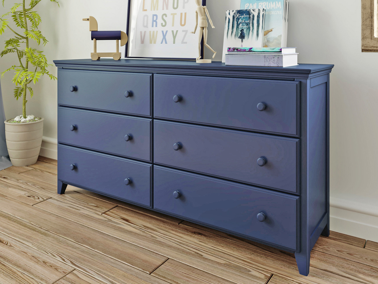 Bedroom Basics 6 Drawer Dresser - Bedroom Source - Long Island, NY