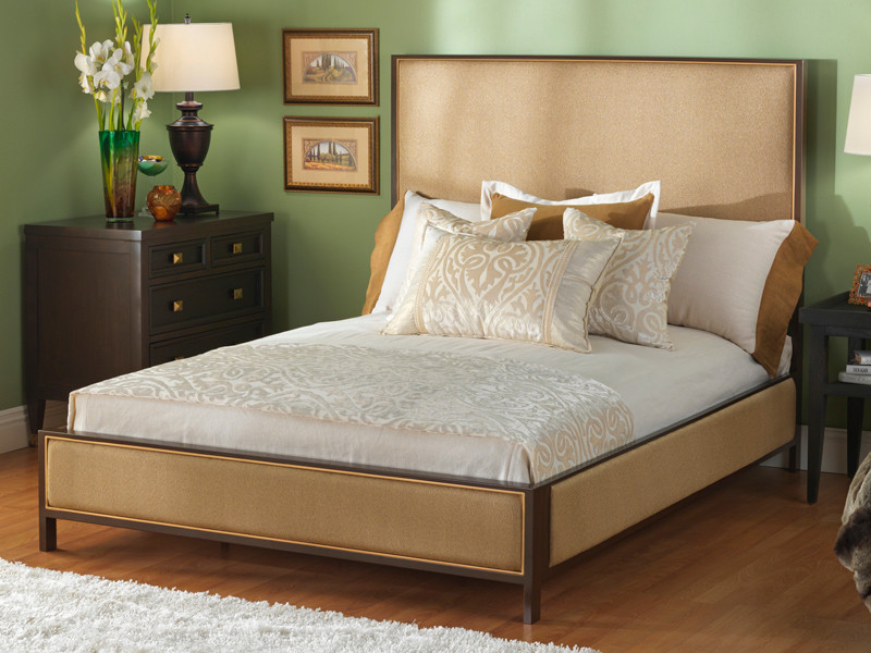 Mason Upholstered Iron Bed - Wesley Allen Beds - Long Island