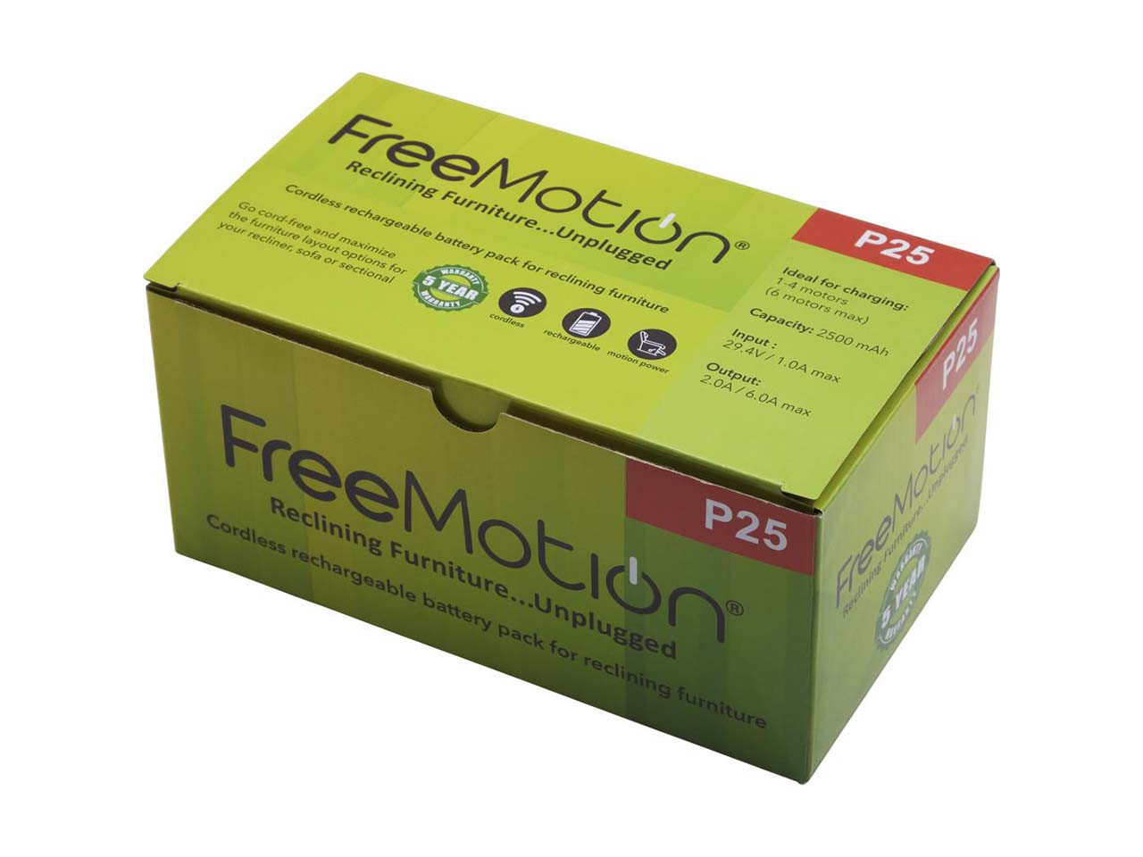FreeMotion® Cordless Rechargeable Battery Pack