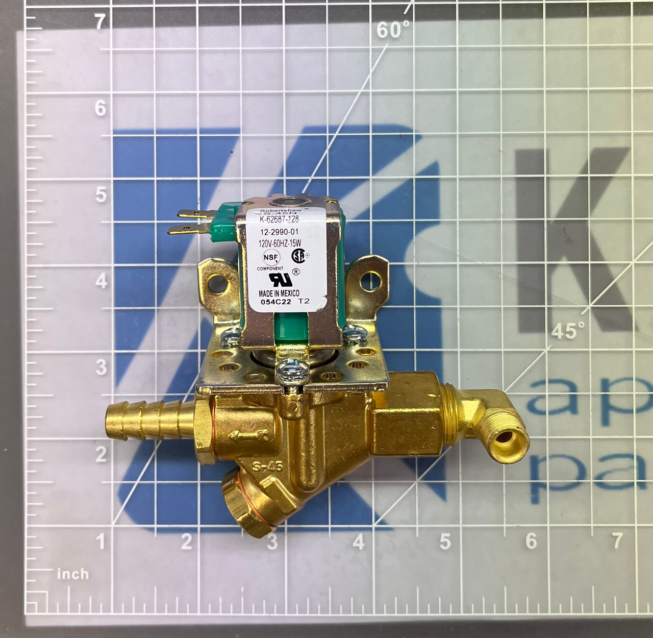 12-2990-01 SCOTSMAN WATER INLET VALVE - Kimball Appliance Parts