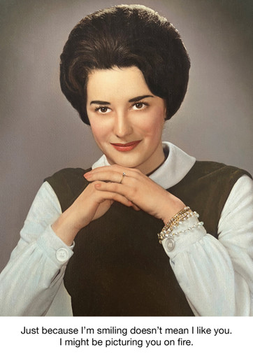 Smiling - KissMeKwik Card - Nelson Line