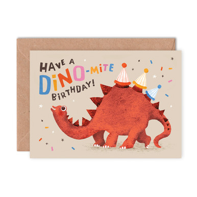 Dino-mite Birthday Card - ENDIN003 - Nelson Line