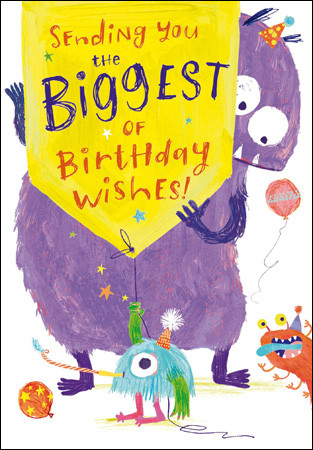 Biggest Bday Wishes - Birthday Card - G518126 - Nelson Line