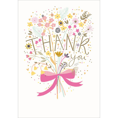 TY - THANK YOU FLOWERS - 5 x 7 CARD - Nelson Line