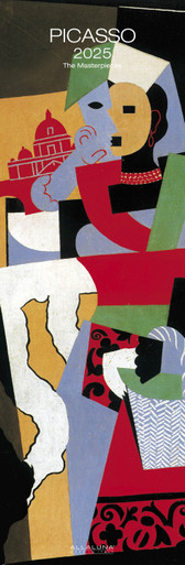CEA251 - PICASSO - 6 x 19" Vertical Wall Calendar - Nelson Line