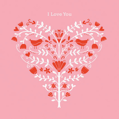 My Heart Tweets - Valentine | General Greeting Card | Art Press ...