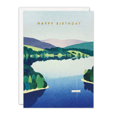 HB - DAY ON THE LAKE - 5 x 7" CARD - Nelson Line