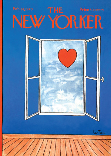 HEART IN WINDOW - 5 x 7" VALENTINE CARD - Nelson Line