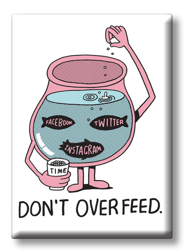 JVMAG09 - DON'T OVERFEED MAGNET - Nelson Line