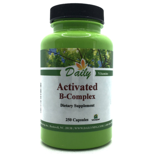 Activated B-Complex 250 Capsules - Daily Manufacturing