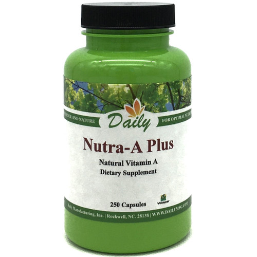 Nutra-A Plus™ 250 Capsules - Daily Manufacturing