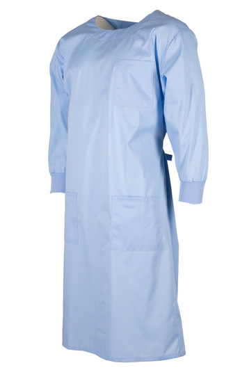 White Lab Gown Unisex | Knit Cuff Lab Gown Australia