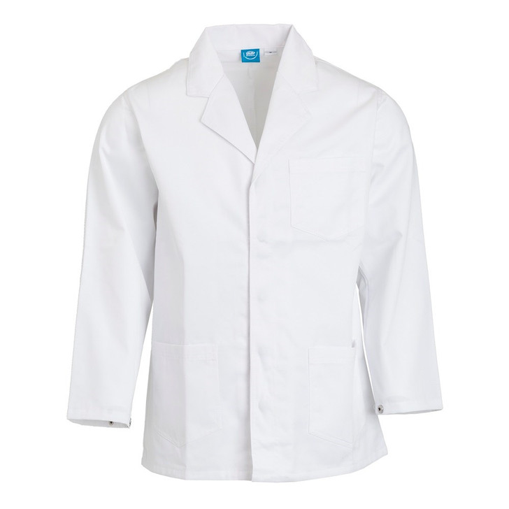 Unisex Lab Coat | Elemental Short White Doctors Lab Coat