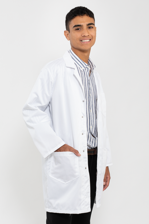 Natural Cotton White Lab Coat | Unisex Cotton Lab Coat