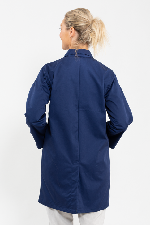 Classic Fit Deep Blue Lab Coat