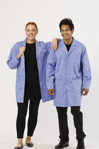 Unisex Lab Coat | Classic Fit Lilac Unisex Lab Coat
