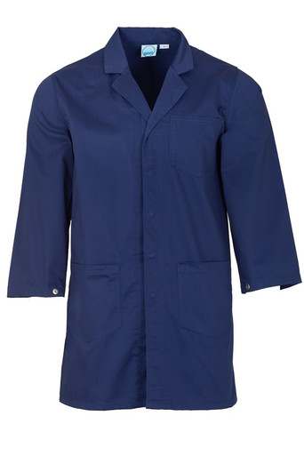 Classic Fit Deep Blue Lab Coat