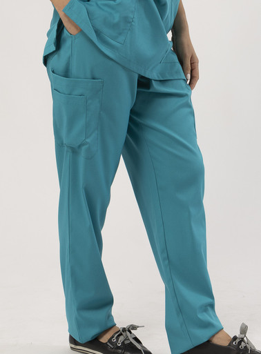 Comfort Scrub Pant Teal - Lab Coat Co