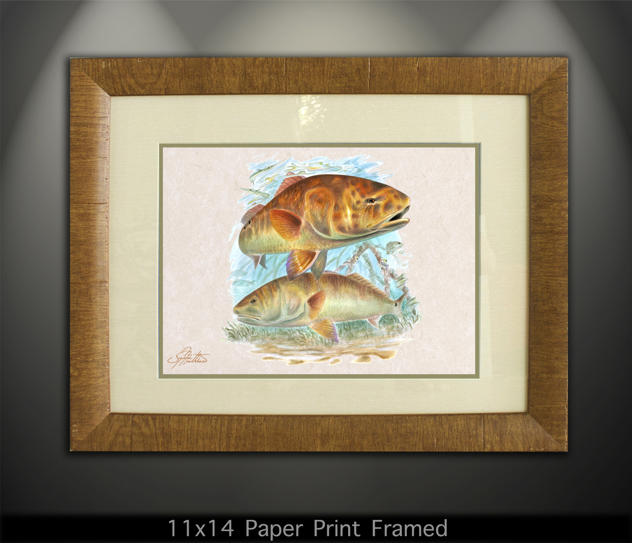 Reds Undercover (Redfish) - Jason Mathias Art Studios