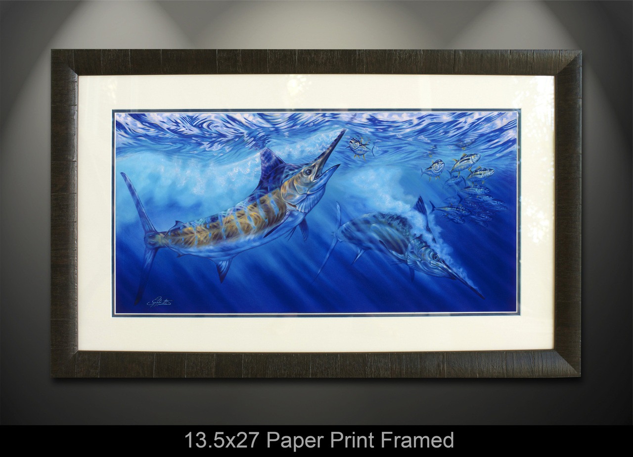 Blue Freedom (Blue Marlin) - Jason Mathias Art Studios