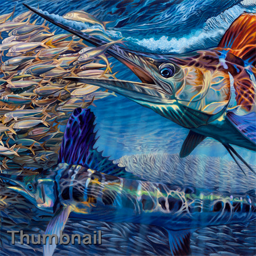 (Original) "White Rabbit" (SOLD) - Jason Mathias Art Studios