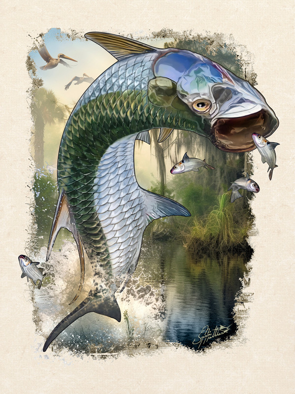 Tarpon Time - Jason Mathias Art Studios