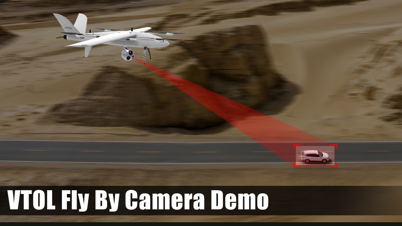 VTOL Drone Fly By Camera Demo - Yangda Security