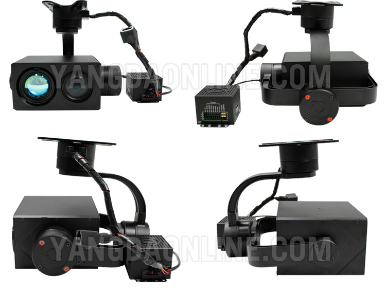 Night Vision Zoom Camera For Drone | 3-Axis High Stabilization Gimbal ...