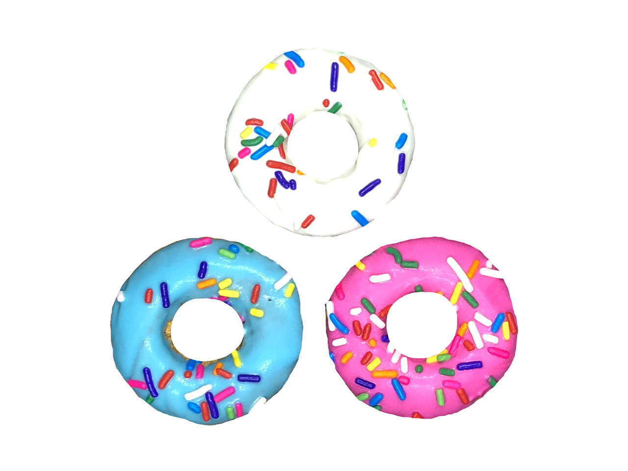 Mini Donut Dog Treat Assortment - 18 Count