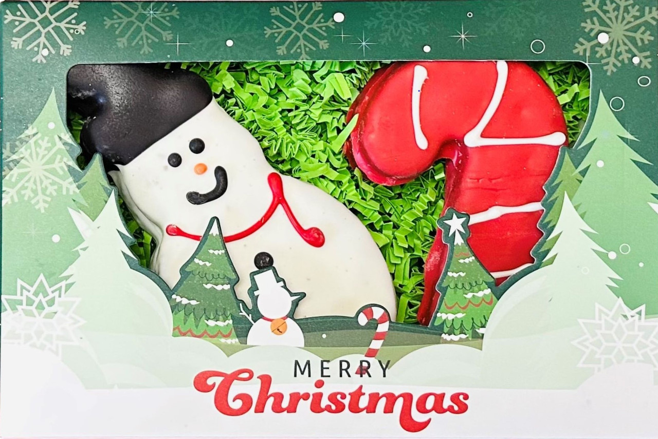 Frosty Dog Treat Gift Box