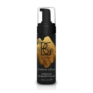 Bodybuilding Competition Self Tanning Mousse 200ml | BrazilianGold Tan