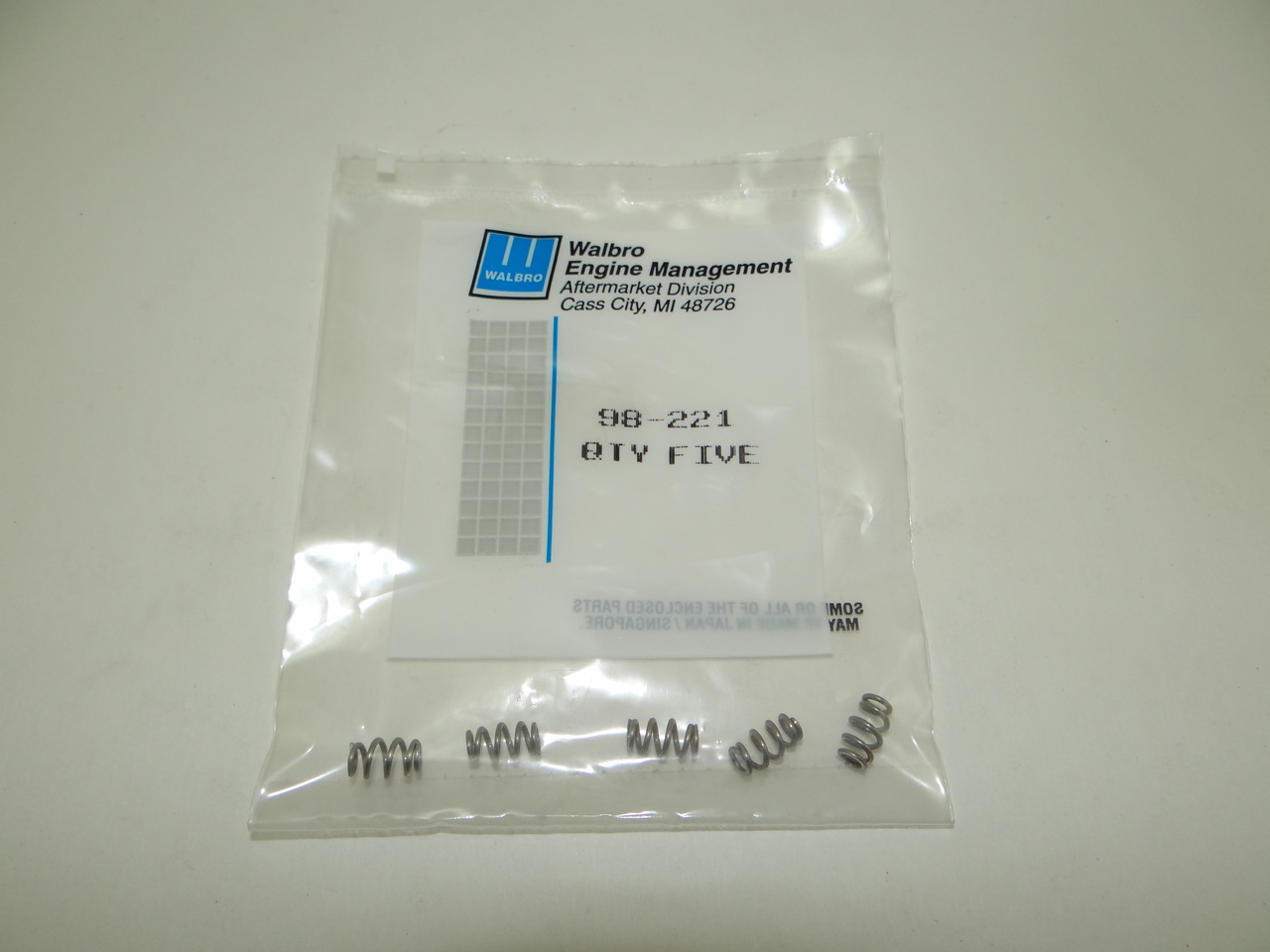 Spring - Idle Screw - L.A.D. Specialties