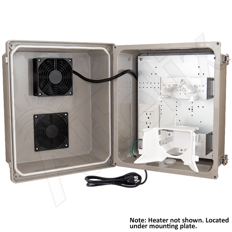 Altelix Fiberglass Weatherproof Enclosure for Starlink® Pro Satellite ...