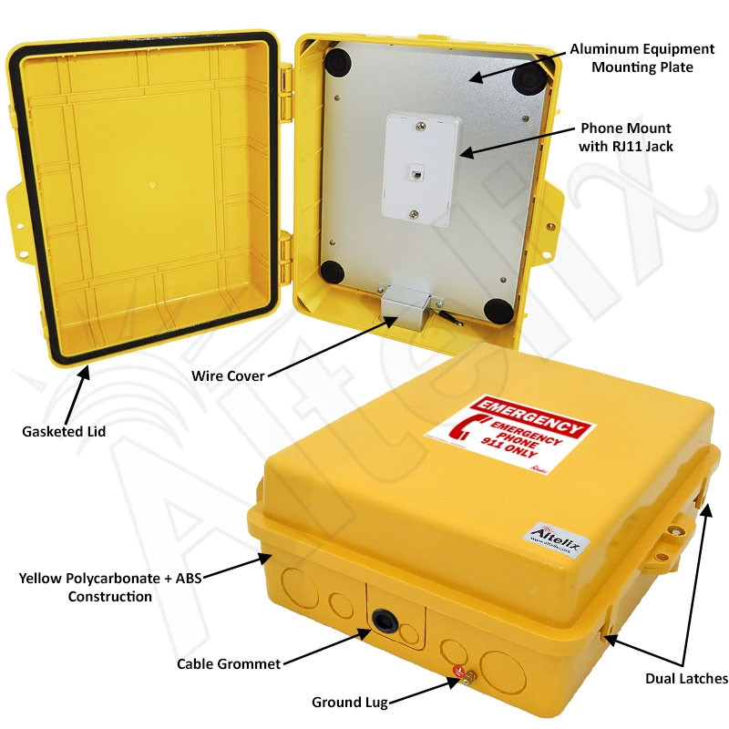Altelix Weatherproof Phone Call Boxes and Enclosures