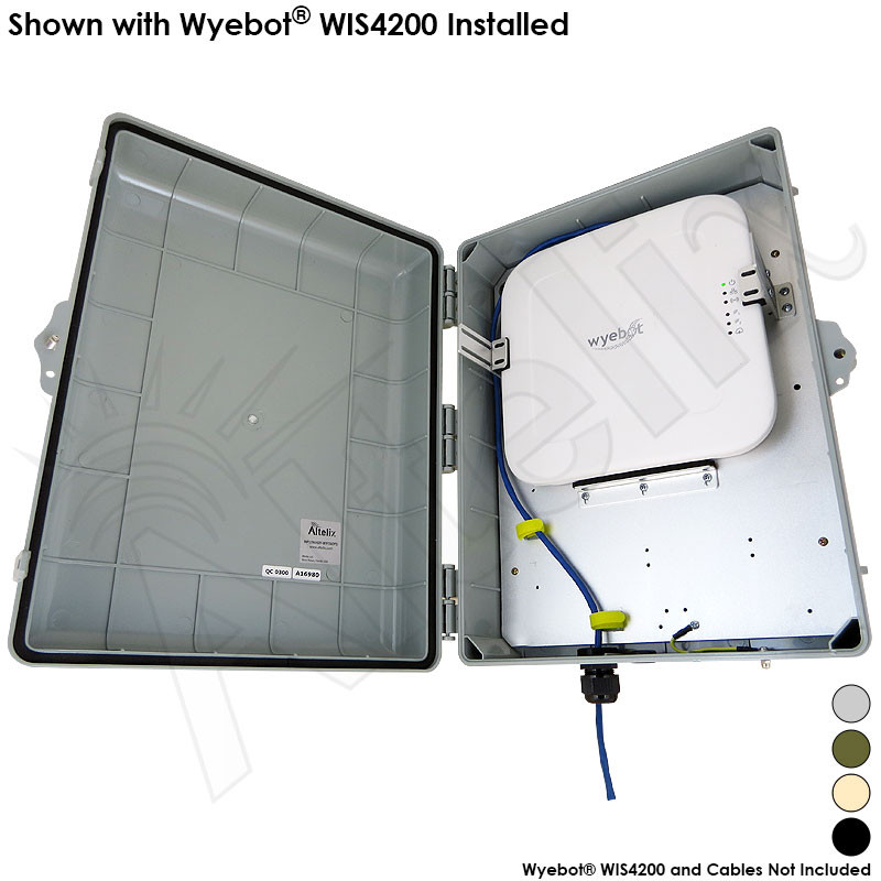 Altelix Weatherproof Enclosure for Wyebot® WIS4200 PoE Powered Access ...
